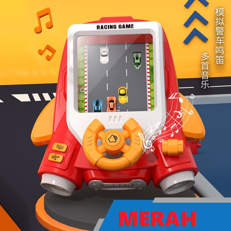 Jual DIY KREATIF - SETIR LAYAR GERAK SIMULATOR DRIVE BOX PRETEND PLAY ...