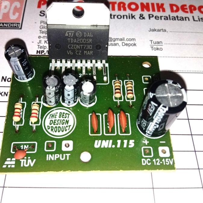 Jual Kit Ampli Amplifier mini TDA2005 UNI115 UNI 115 pcmelektrob9090 Ayo Beli | Shopee Indonesia