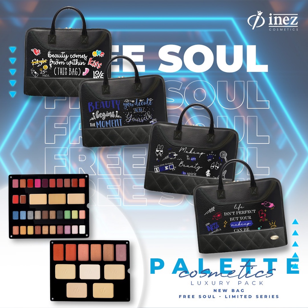 Jual Inez Cosmetics Palette Cosmetics With Luxury Pack | Shopee Indonesia