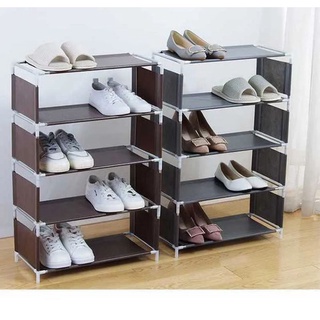 Jual Rak Sepatu 5 Susun Motif Polos / Tempat Sepatu Sendal 5 Tingkat ...