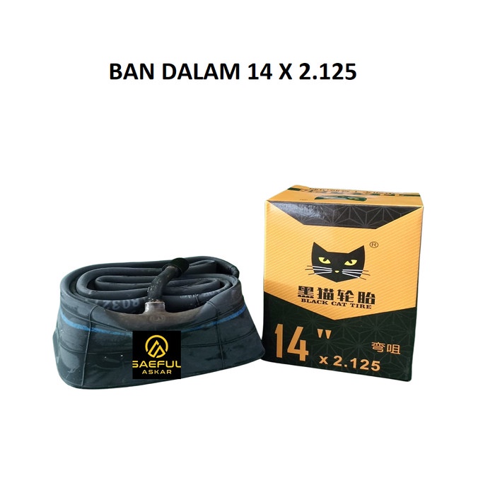 Jual Ban Dalam 14X2.125 Pentil Bengkok Selis Sepeda Listrik Ebike #Original | Shopee Indonesia