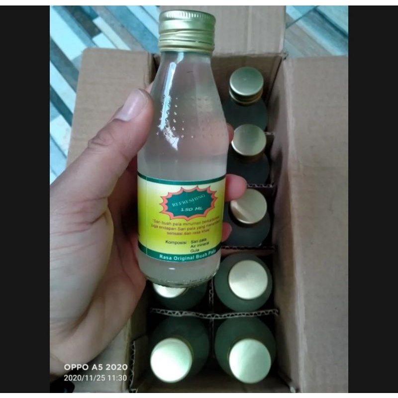 Jual 150 MILI JUS SARI BUAH PALA KEMASAN BOTOL | Shopee Indonesia