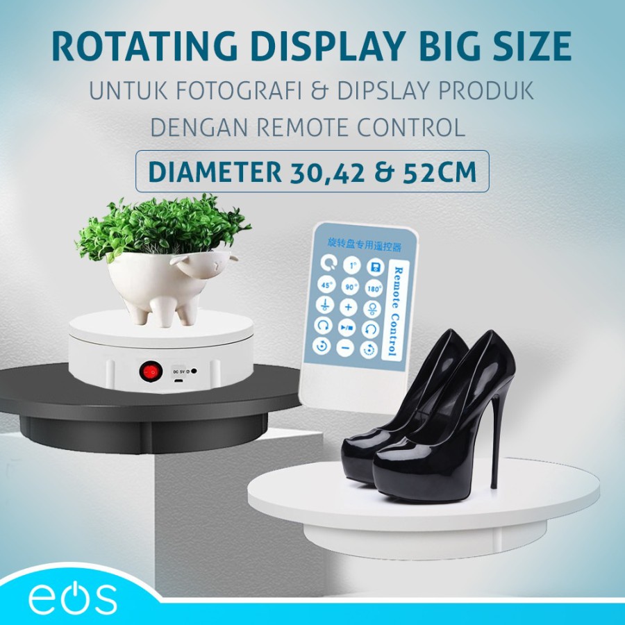 Jual Display fotografi Putar foto video Alas putar rotasi Stand display ...