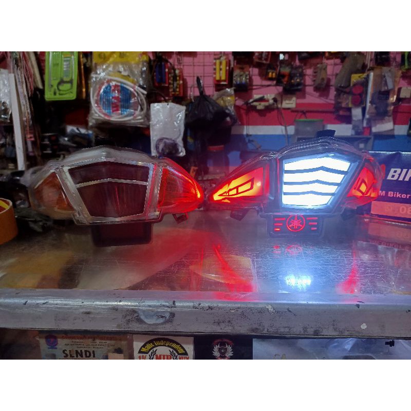 Jual Lampu stop full custom lazy Yamaha Xeon karbu/ Xeon RC / Xeon GT ...