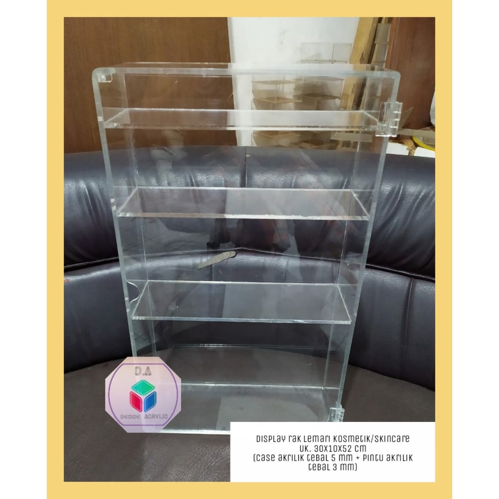 Jual Decide Acrylic Akrilik Organizer Display Lemari Rak 4 Susun Makeup ...