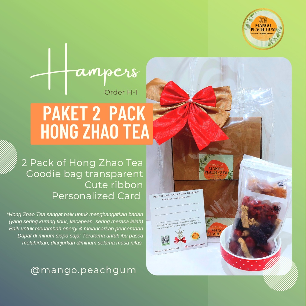 Jual 2 Jar Peachgum / Hampers / Peachgum / Teh Angco / Collagen dessert ...