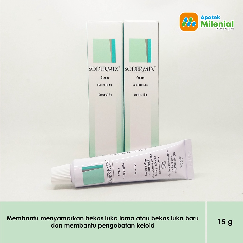 Jual Sodermix Cream 15 Gram Mengatasi Keloid | Shopee Indonesia