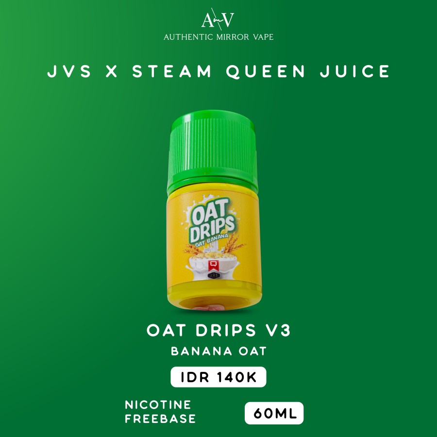 Jual Oat Drips V3 60ml By JVS x Steam Queen Juice - LF | Shopee Indonesia