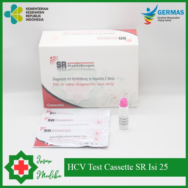 Jual HCV Test Cassette SR isi 25 | Shopee Indonesia