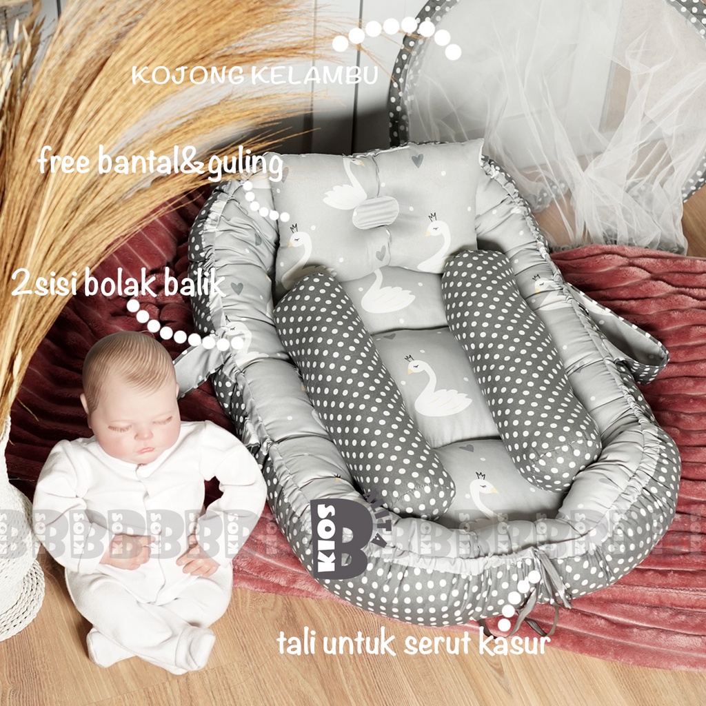 Jual PAKET KASUR BAYI BABY NEST PREMIUM DENGAN KELAMBU + FREE BANTAL ...