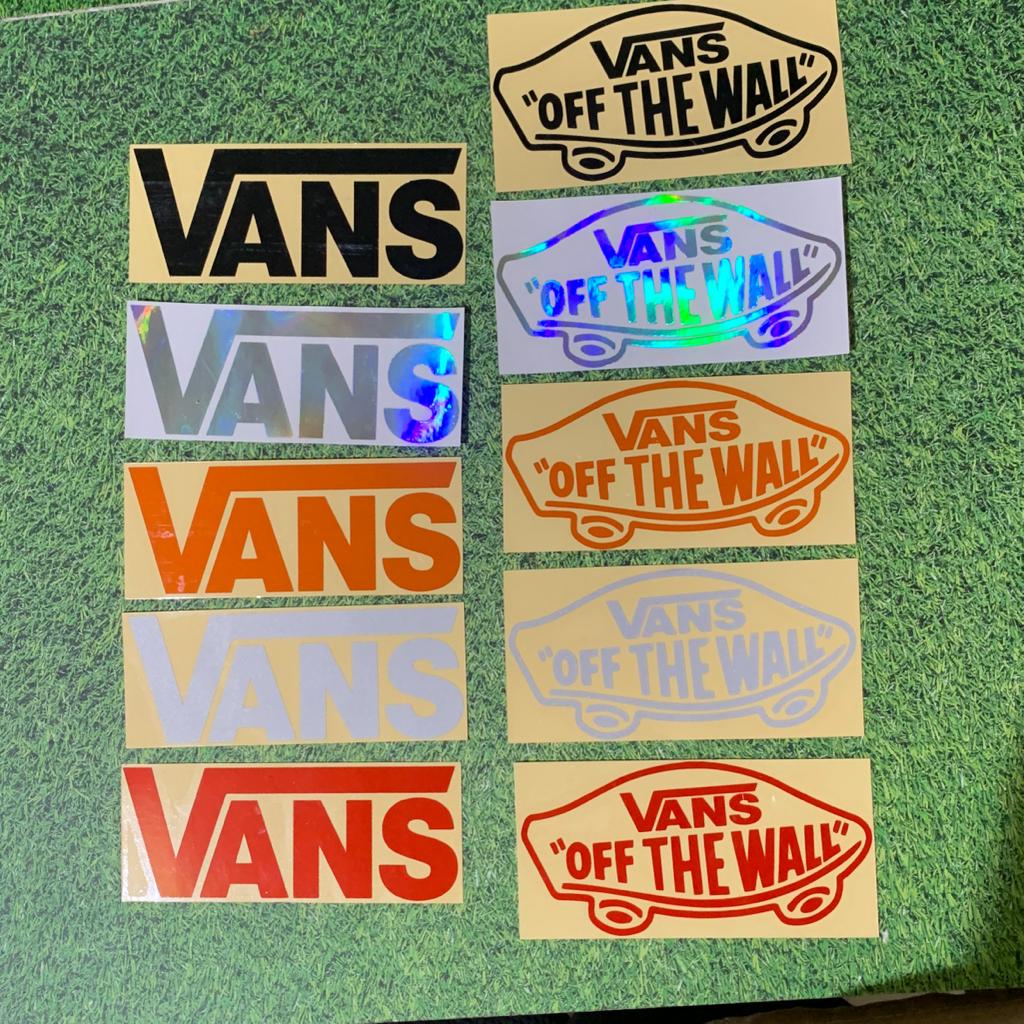 Jual Stiker Tulisan dan Logo Vans cutting sticker | Shopee Indonesia