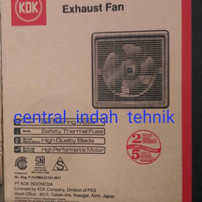 Jual KDK 25TGQ2 KIPAS ANGIN H3ISAP EXHAUST CEILING 10" 10 INCH | Shopee ...