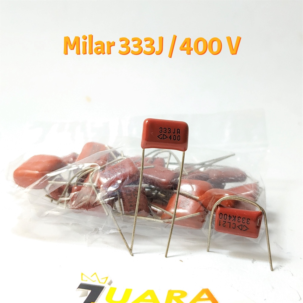 Jual Capasitor Milar 333J / 400V | Kapasitor Milar 333 J / 400 Volt ...