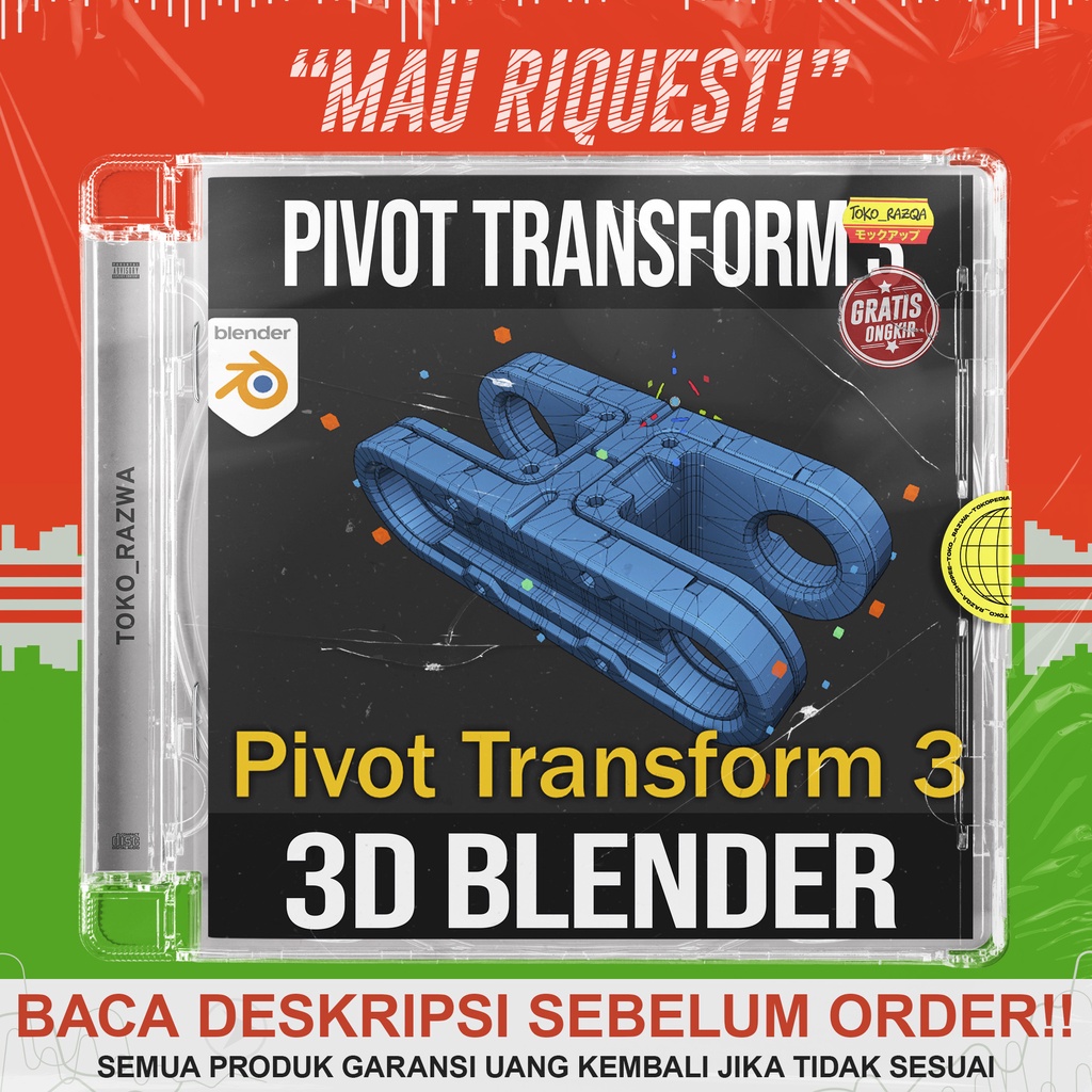 Jual 3D Blender - Pivot Transform - 191124 | Shopee Indonesia
