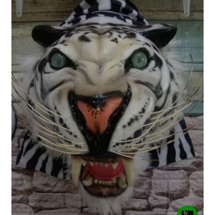 Jual BISA COD Kepala macan topeng harimau topeng macanan pentas ...