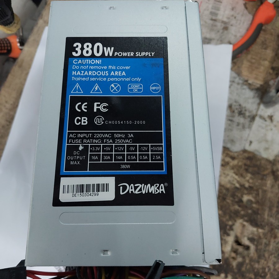 Jual power supply psu dazumba 380watt | Shopee Indonesia
