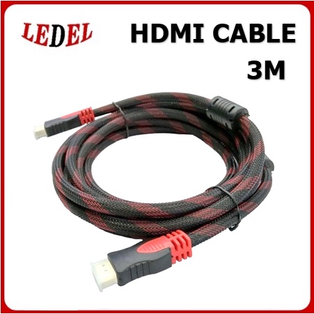Jual Kabel Hdmi to Hdmi 1.5m / 3m/ 5m / 10m V1.4 Laptop Ke Tv Ke Dvr Cctv Ke Monitor Komputer ...