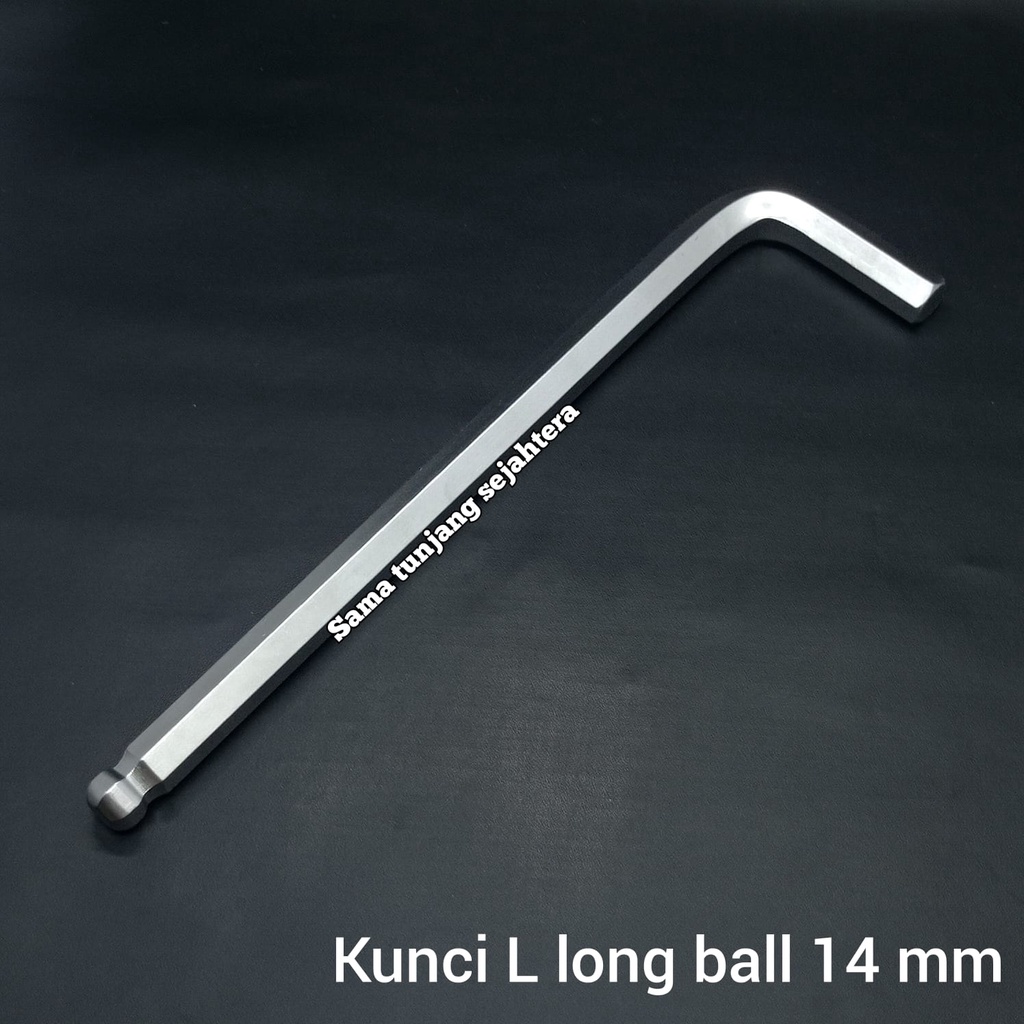 Jual KUNCI L SATUAN LONG BALL 14 MM - KUNCI L PANJANG 14MM BALL | Shopee Indonesia