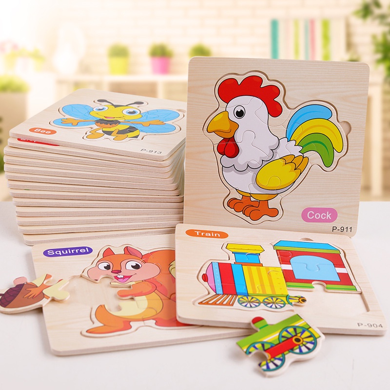 Jual Puzzle Kayu 2D Wooden Puzzle Mini Puzzle Kayu Mainan Puzzle Anak ...