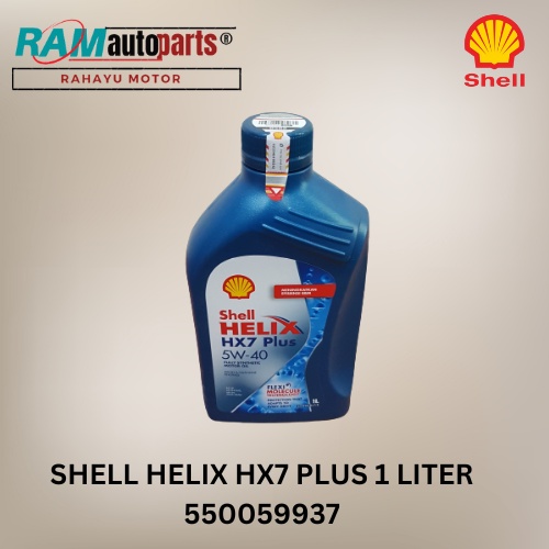 Jual SHELL HELIX HX7 PLUS 5W-40 ORIGINAL 1 LITER | Shopee Indonesia