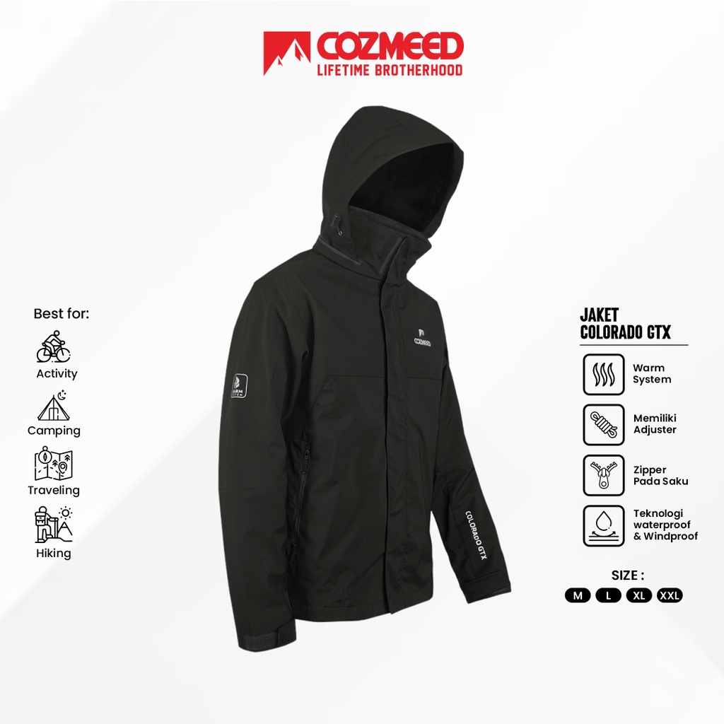 Jual Cozmeed Jaket Gunung Pria Waterproof Jacket Outdoor Hiking Camping ...