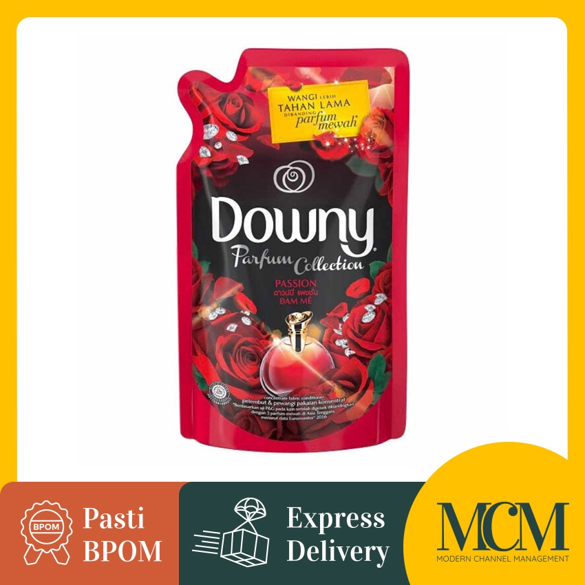Jual Pewangi dan Pelembut Downy Passionate Pouch - 850 mL | Shopee ...