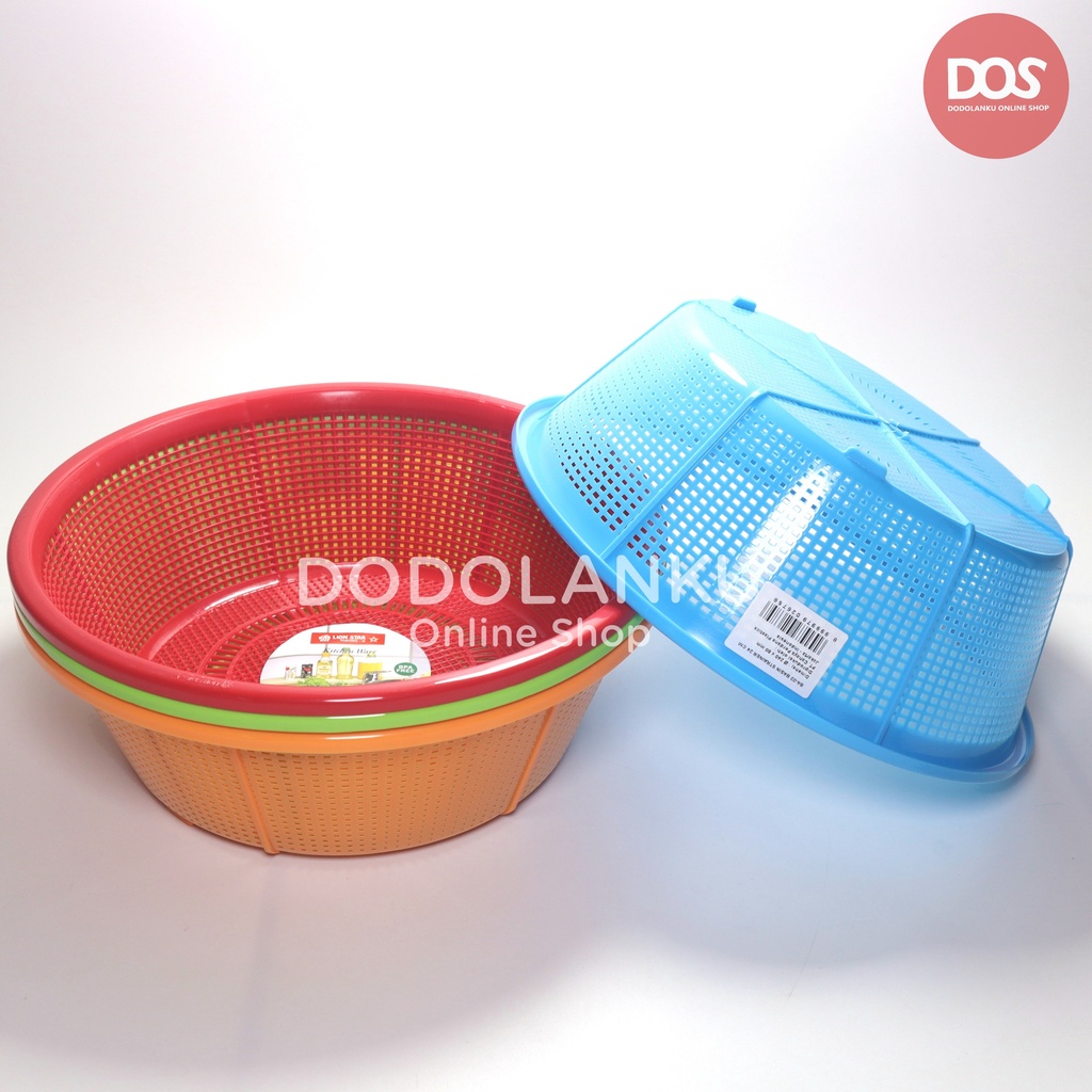 Jual Baskom Saringan Buah/Sayur/Basin Stainer LION Star | Shopee Indonesia
