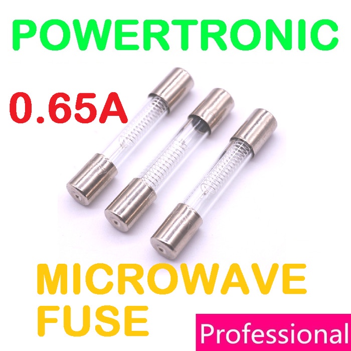 Jual [Stok] Microwave Fuse 0.65A 650Ma 5Kv 5000V Sekring Oven High Voltage Tube [Dapur] | Shopee ...