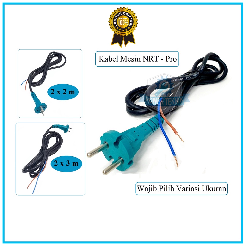 Jual Kabel Colokan Power Tools 2 Meter Dan 3 Meter / Kabel Sugu 2m & 3m ...