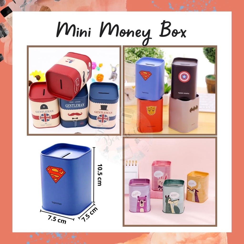 Jual Kotak Celengan Koin Mini Tabungan Koin Logam Cocok Untuk Anak ...
