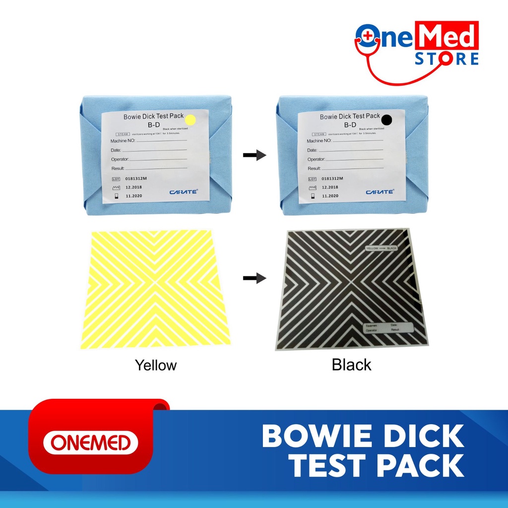 Jual Bowie Dick Test Pack Onemed OT | Shopee Indonesia