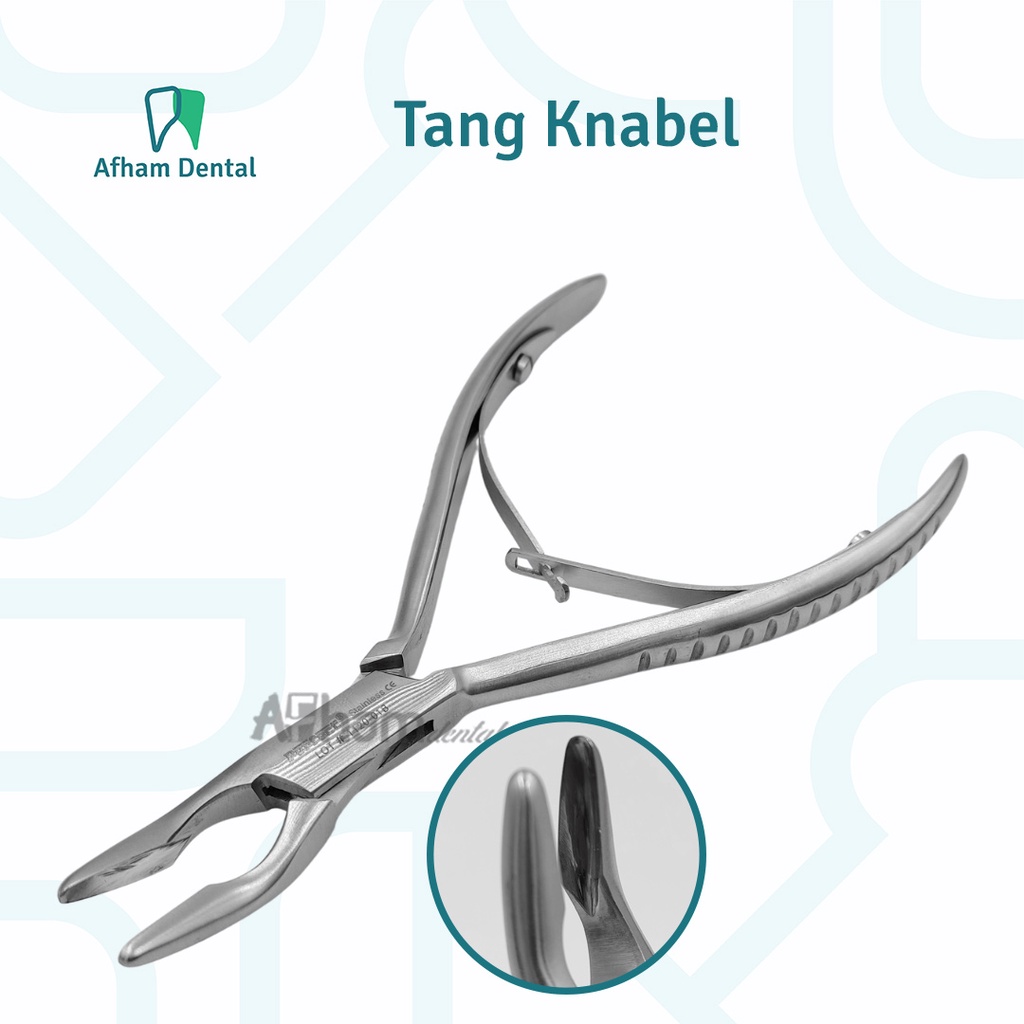 Jual KNABEL TANG / KNABEL FORCEPS / TANG KNABEL / BONE RONGEUR 14CM ...