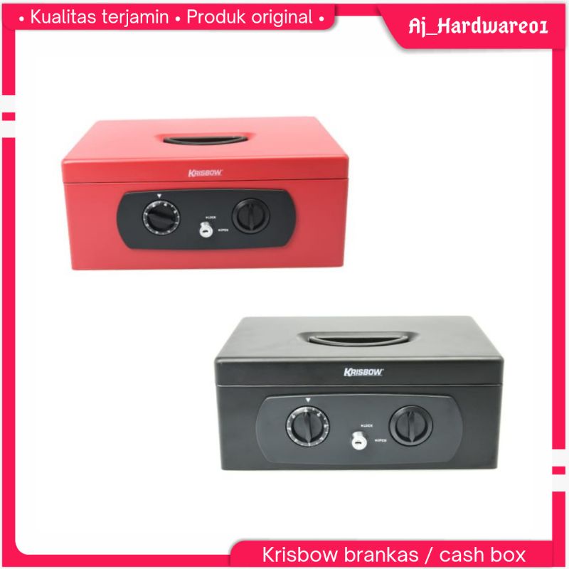 Jual Krisbow Cash Box / Brankas / Kotak Penyimpanan Uang | Shopee Indonesia