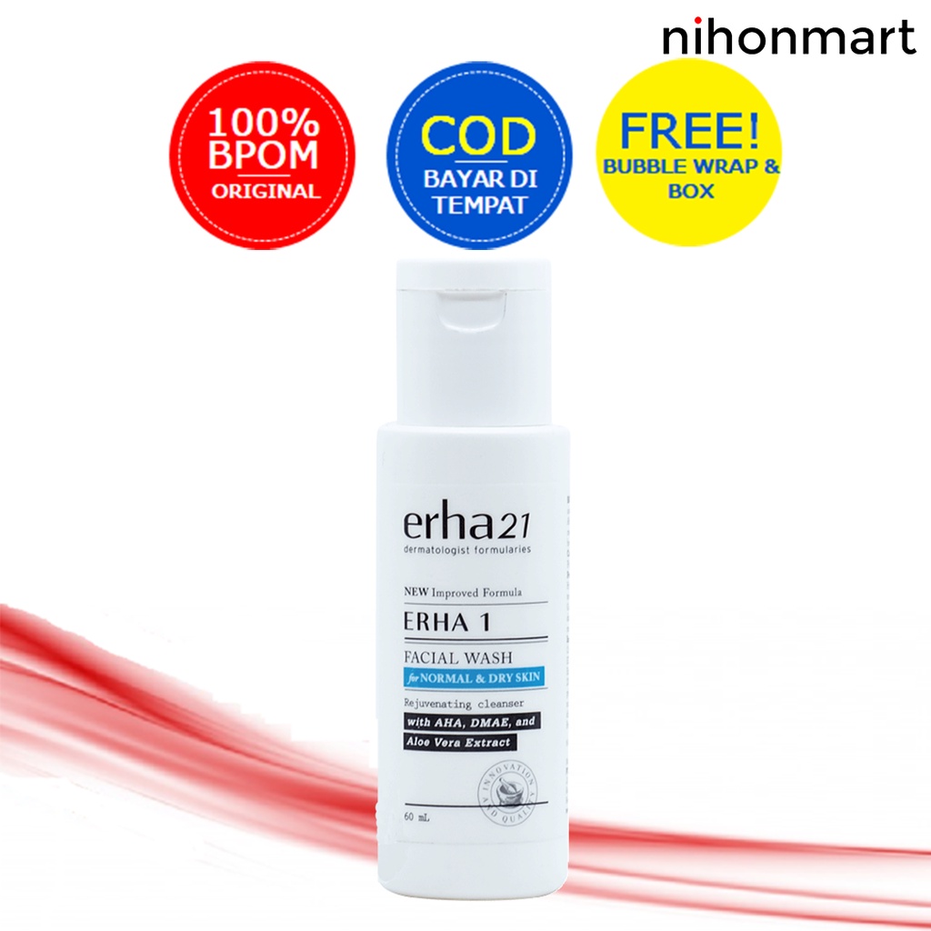 Jual Erha21 Erha 1 Facial Wash For Normal & Dry Skin 60ml | Shopee ...