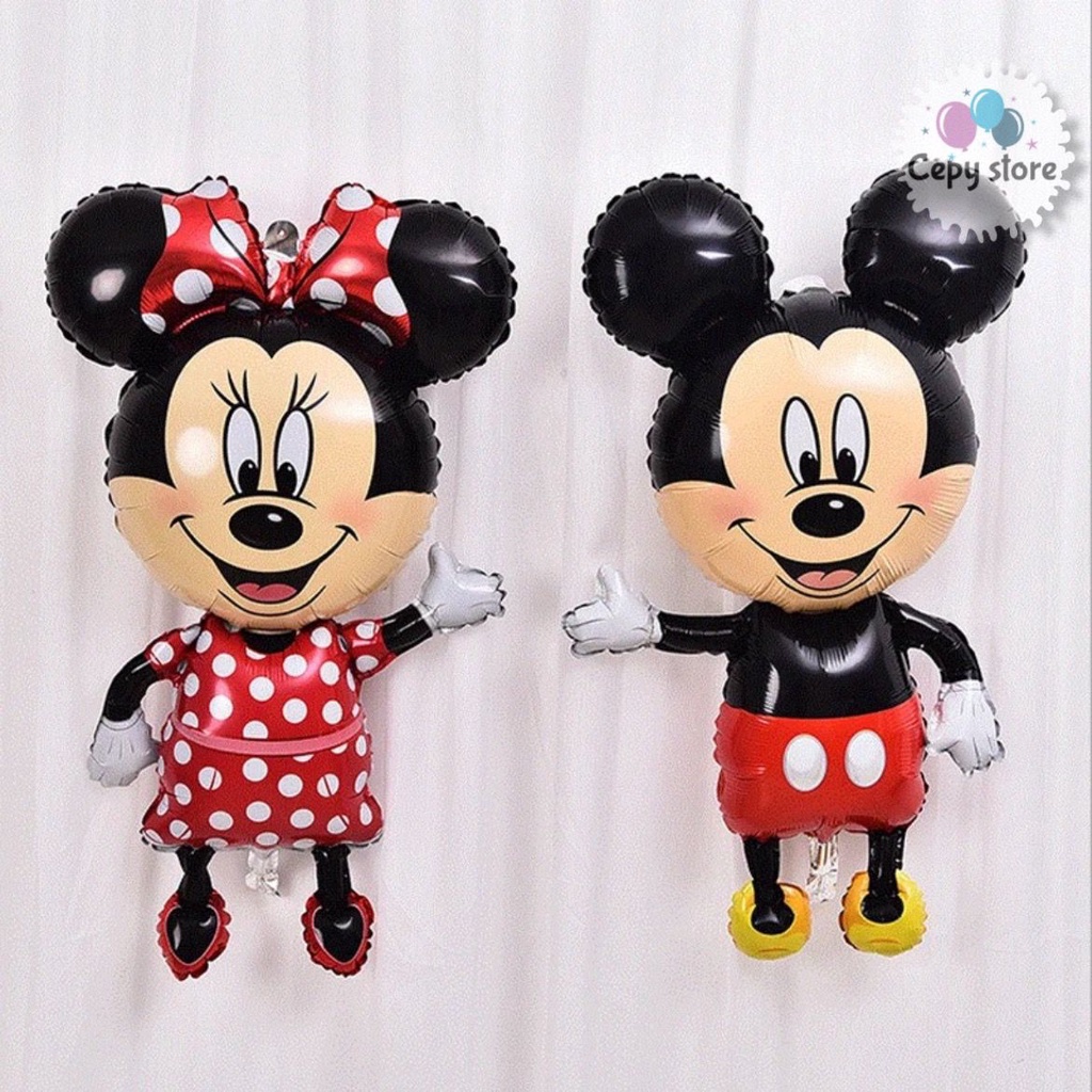 Jual Balon Foil Mickey Minnie Mouse / Balon Mickey Minnie Mouse Big ...