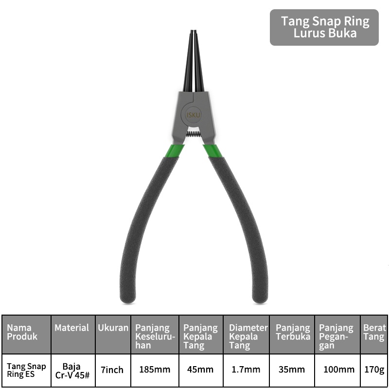Jual ISKU Tang Kombinasi Multifungsi / Tang Lancip / Tang Plato Potong ...