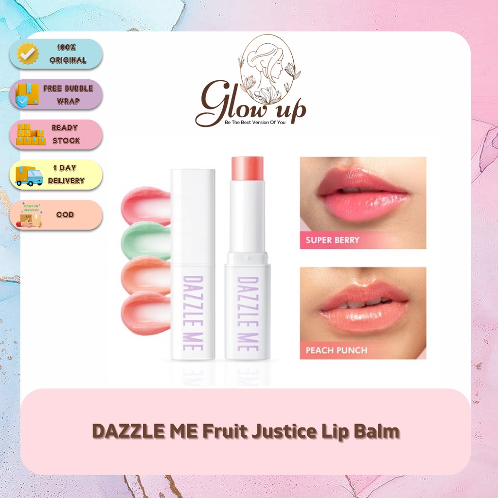 Jual DAZZLE ME Fruit Justice Lip Balm | Moisturizing Vitamin E Baby ...
