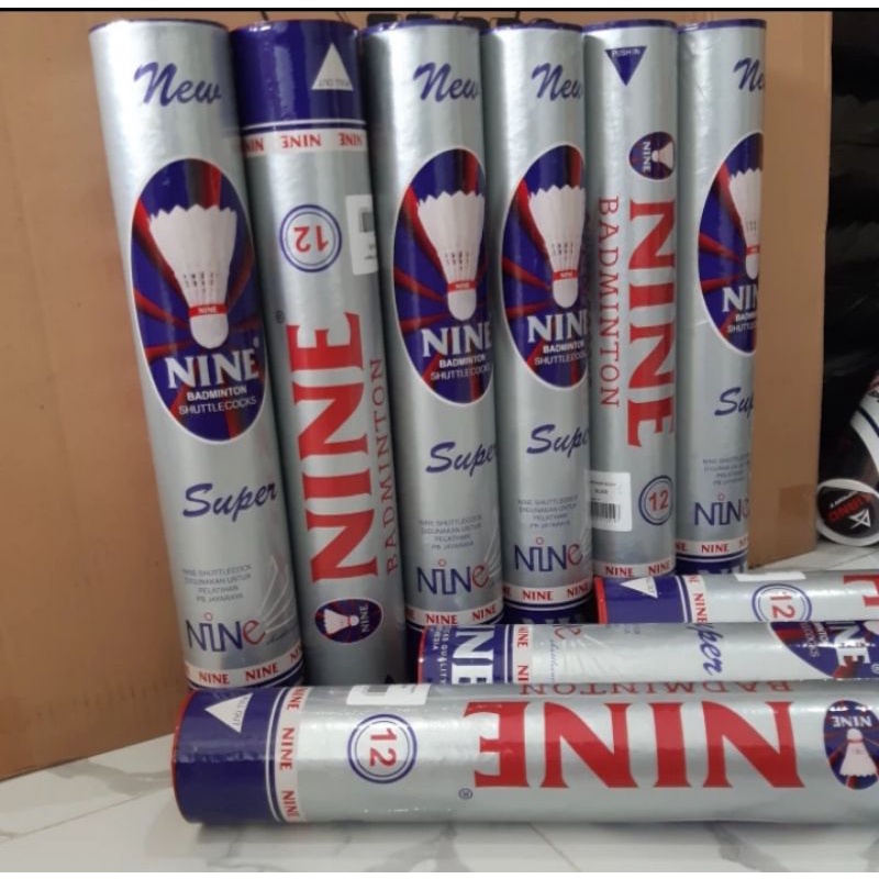 Jual BOLA / KOK RAKET BADMINTON BULUTANGKIS MERK NINE | Shopee Indonesia