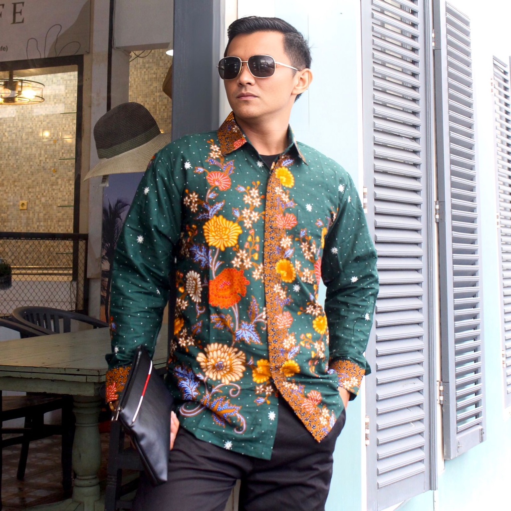 Jual KEMEJA WK 01 CIBULAN 289 II ATASAN BATIK II BAJU BATIK PRIA II ...