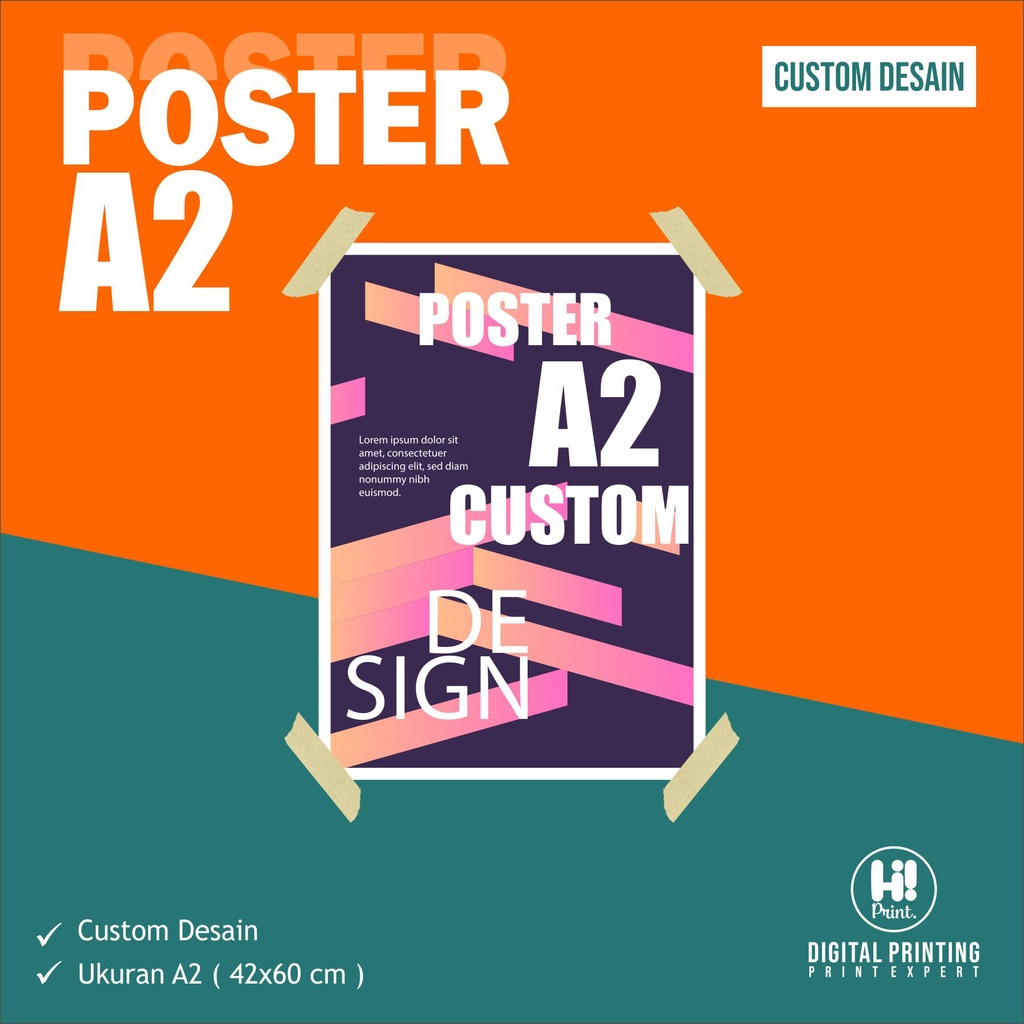 Jual Cetak Poster A2 | Shopee Indonesia