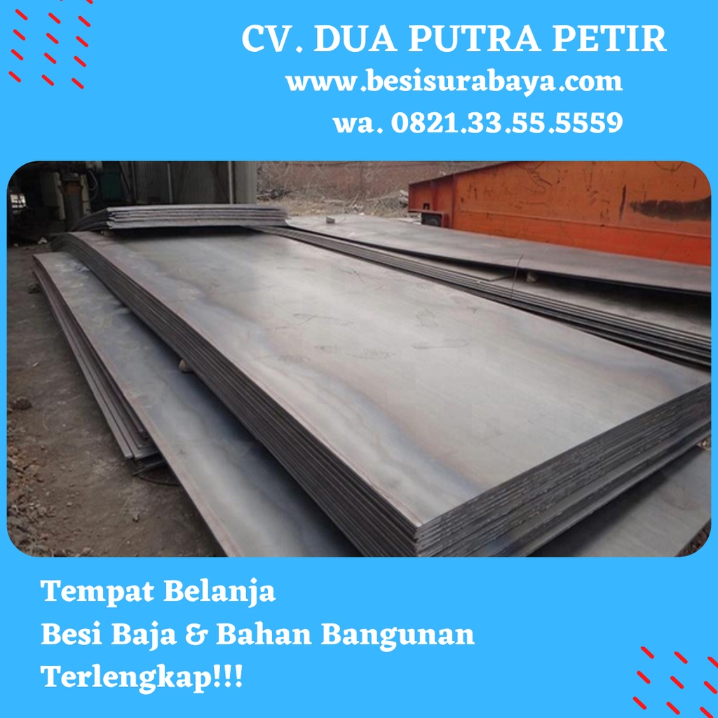 Jual plat kapal besi 12mm x 5ft x 20ft berat 875kg | Shopee Indonesia