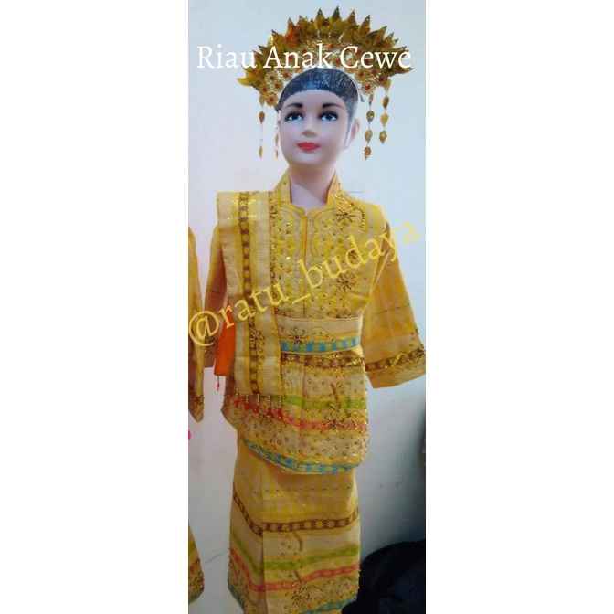 Jual Baju Adat Riau Anak Cewe / Pakaian Adat Riau Anak Cewe | Shopee ...