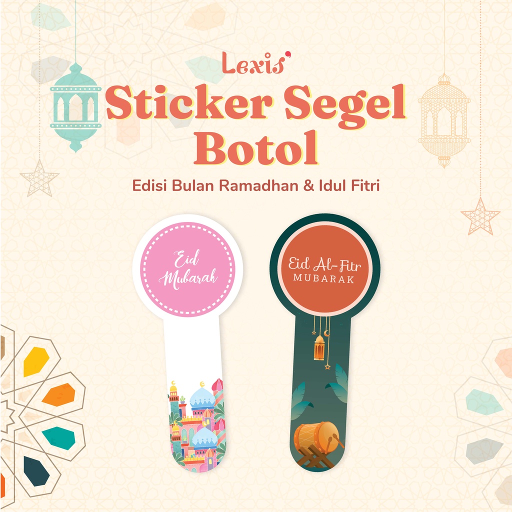 Jual Cetak Sticker Botol Idul Fitri Lebaran Ramadhan Bulan Puasa ...