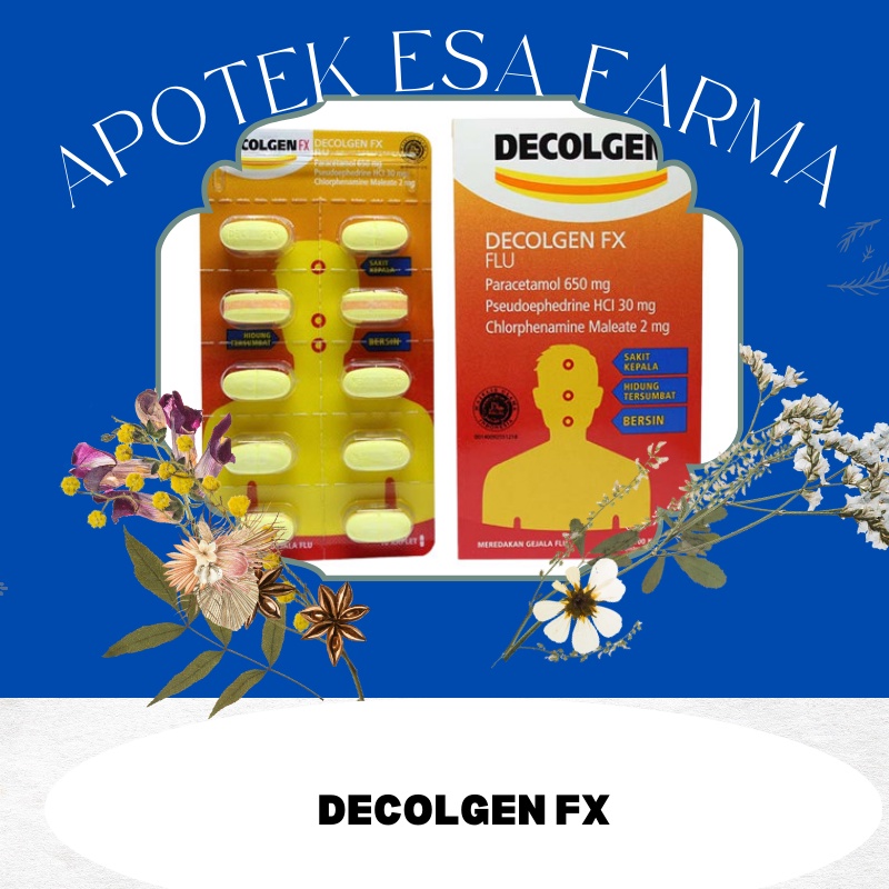 Jual Decolgen FX Kap isi 100 Mengobati Gejala Flu | Shopee Indonesia