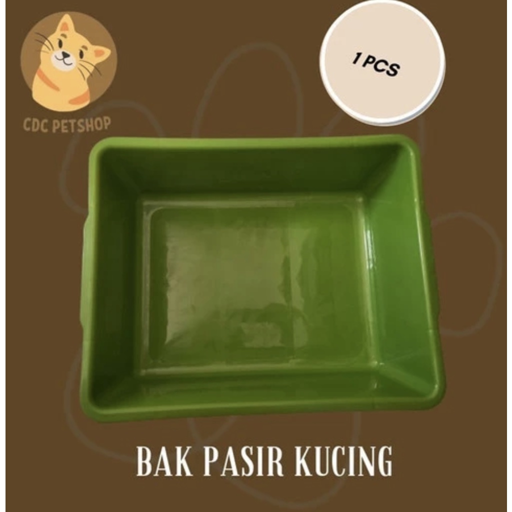 Jual Baskom Bak Pasir Pup Kucing / Cat Litter Box WADAH CDC PETSHOP ...