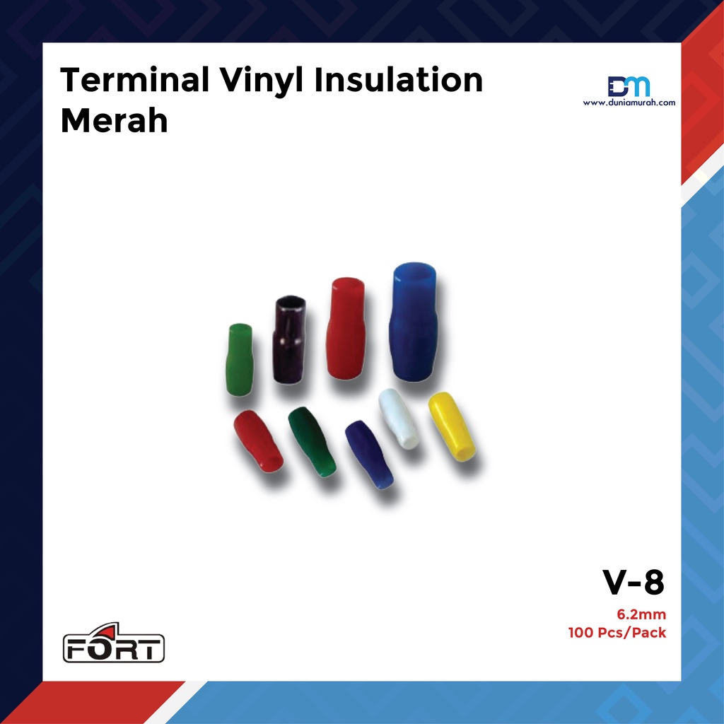 Jual FORT KSP Terminal Vinyl Insulation V-8 | Shopee Indonesia