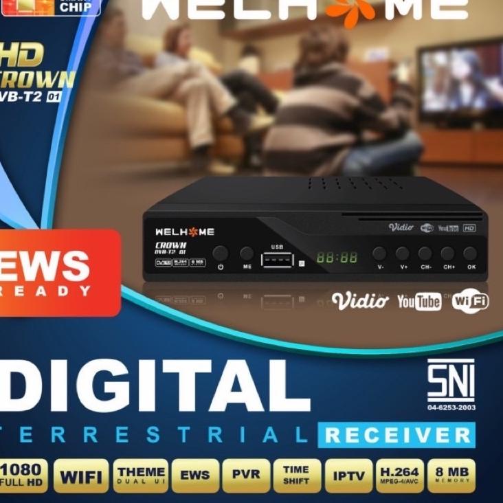 Jual Set Top Box STB Digital DVB T2 Star-01 Welhome ♥ | Shopee Indonesia