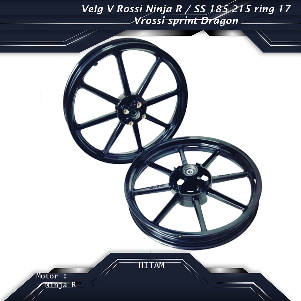 Jual Velg V Rossi Ninja R / SS 185 215 ring 17 Vrossi sprint Dragon ...