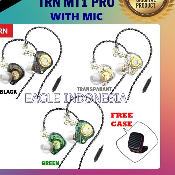 Jual TRN MT1 PRO HiFI 1DD Dynamic Drive IEM Earphone Bass Sport WITH ...