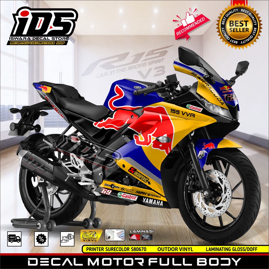 Jual Decal R15 V3 Full Body Stiker R15 V3 Full Body Dekal R15 V3 ...